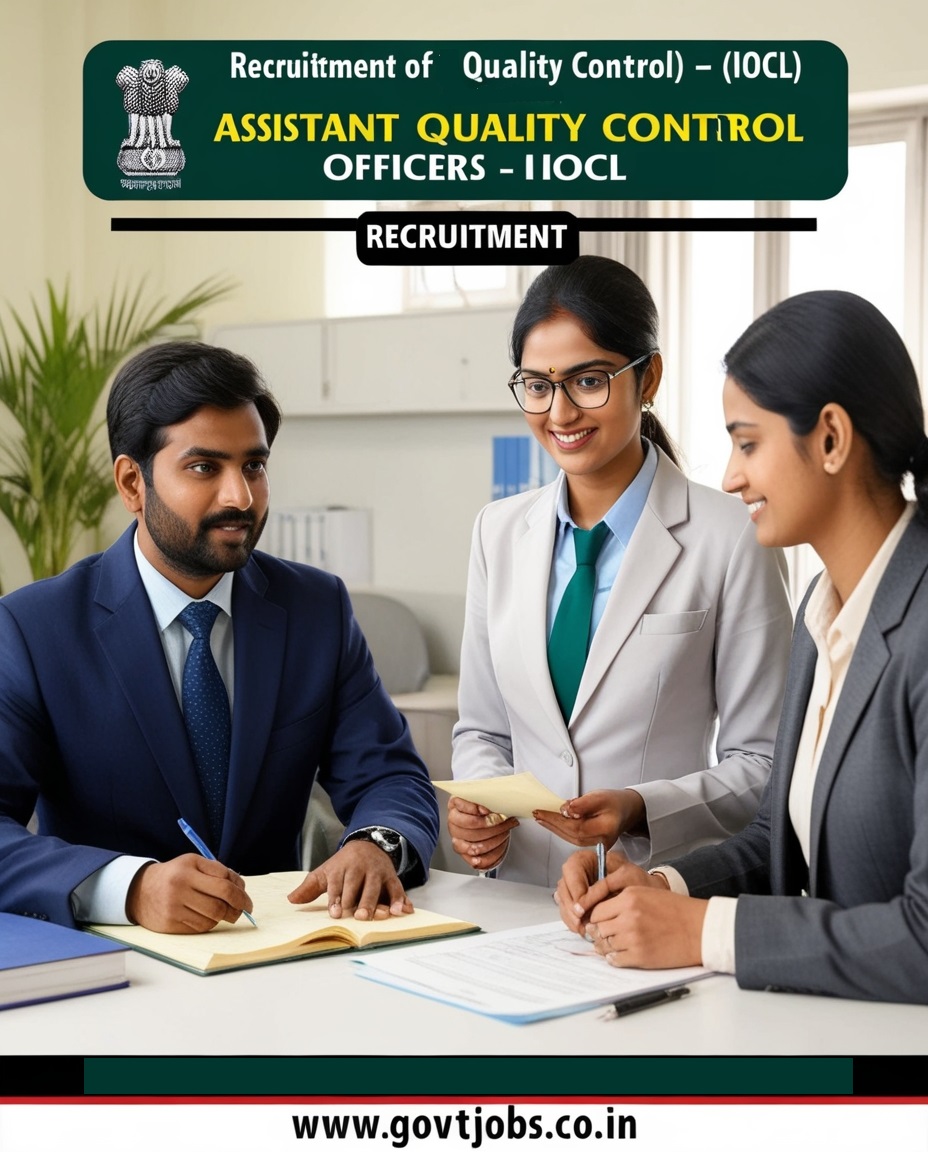 Recruitment of Assistant Quality Control Officers - IOCL